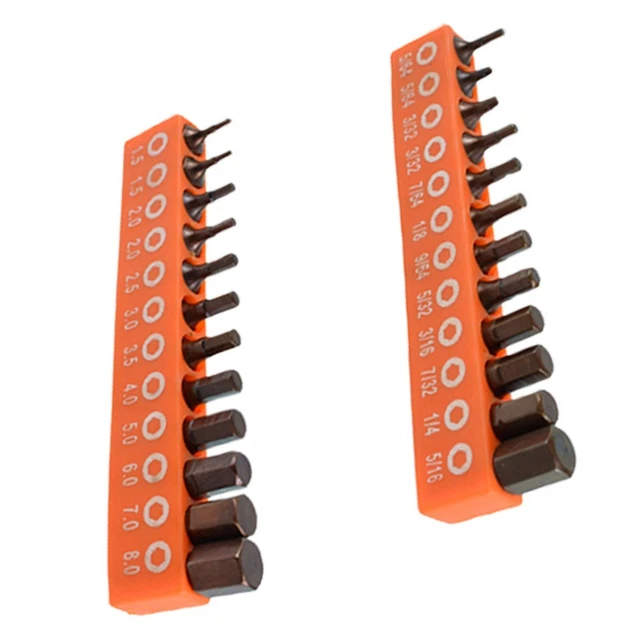 DIVERSE SIZES IN a Single Package Magnetic Screwdriver Bits Set of 1224 ...