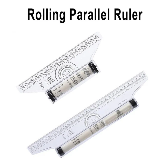 AFFORDABLE ROLLING PARALLEL Ruler Drawing Balancing Scale Drawing ...