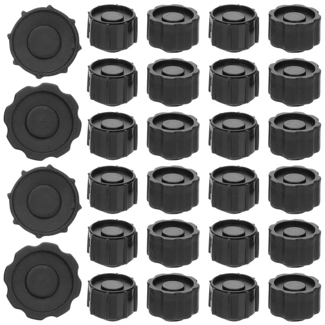 50 PCS LUER Lock Tip Caps No Needle Connector Precision Applicator Lid ...