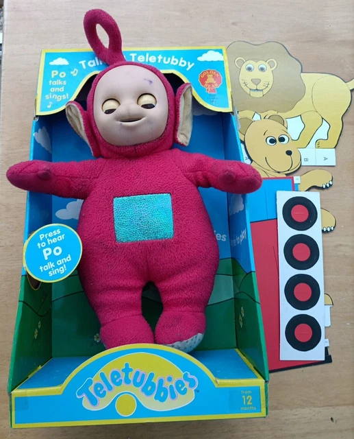 VINTAGE PO TALKING Teletubby 1996 In Original Box +The Lion And The ...