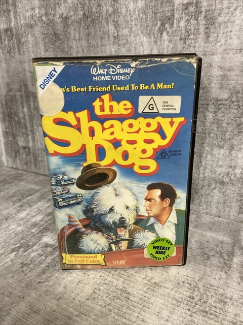 WALT DISNEY THE Shaggy Dog VHS Movie Video Cassette Tape $17.95 ...