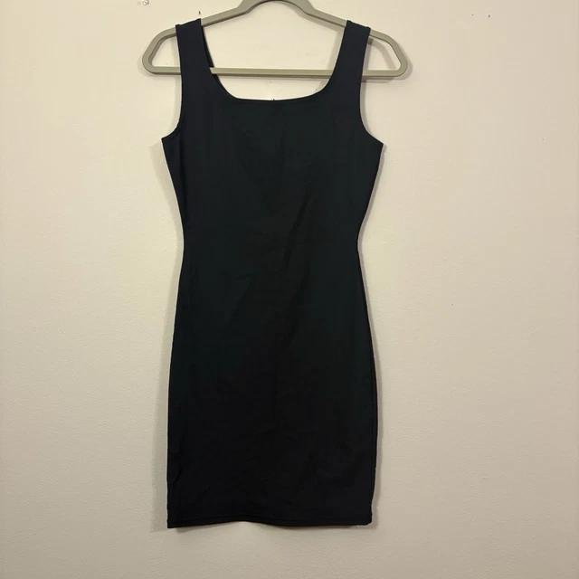 MAIDENFORM XL BLACK Slip Dress Firm Control Full Body Shapewear Cl £17. ...