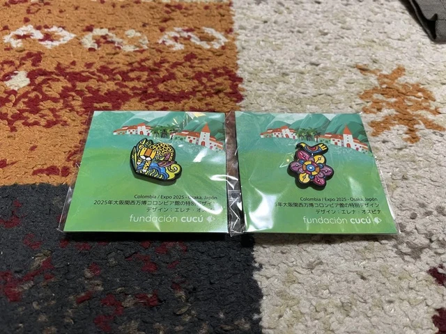 COLUMBIA HALL EXPO 2025 Osaka Kansai Ping Badge Set 2 £41.69 - PicClick UK