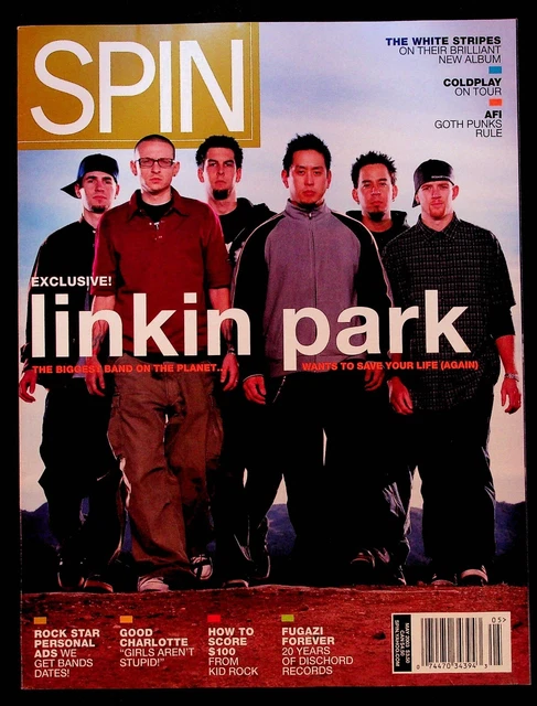 VINTAGE SPIN MAGAZINE May 2003 Linkin Park White Stripes Coldplay AFI ...
