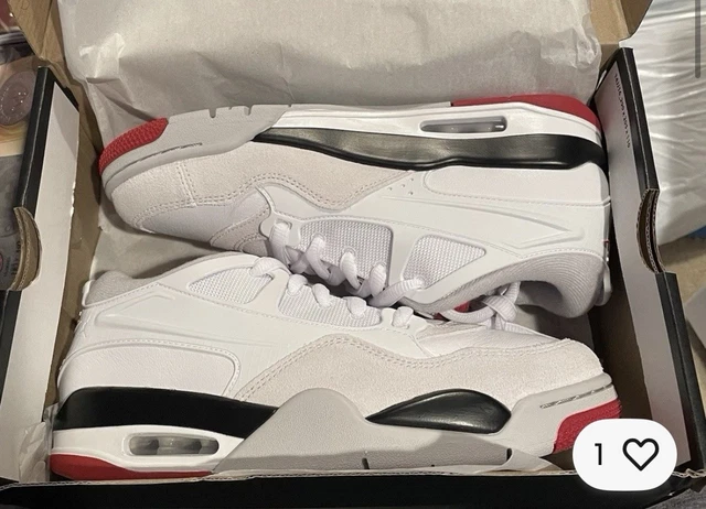 2025 AIR JORDAN 4 RM GS 'White Fire Red' FQ7938-102 Size 7Y brand new ...