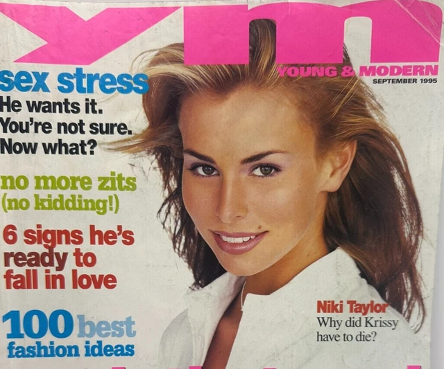 NIKI TAYLOR SEPTEMBER 1995 YM Magazine ALICIA SILVERSTONE MONICA retro ...