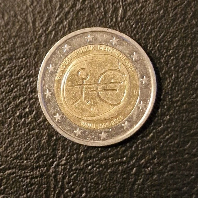 2 EURO MÜNZE mit Strichmännchen F - Gedenkmünze WWU 1999-2009 Deutschland EUR 50,00 - PicClick DE