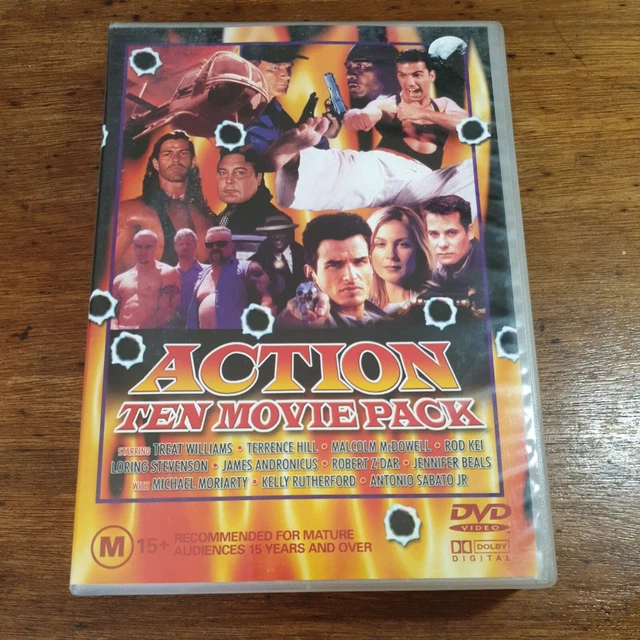 10 MOVIE ACTION Pack Fatpack Case DVD R4 36 Hours to Die Broken Bars ...