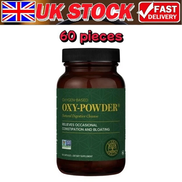 OXY POWDER COLON Cleanse & Natural Detox Pills For Constipation Relief ...