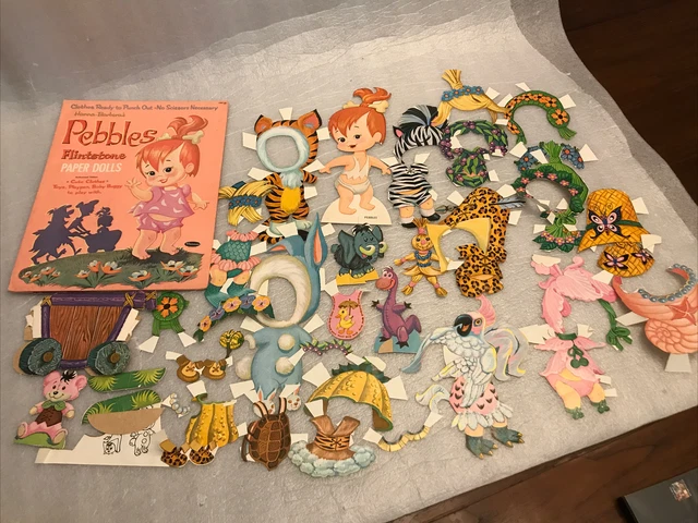 VINTAGE HARDEE’S HANNA- Barbera Flintstones 30 Years Pebbles Blessed ...