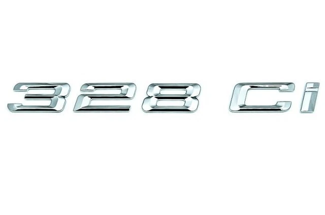 BMW E46 KOFFERRAUMDECKEL 328Ci Emblem Abzeichen Logo Schild 51148240124 ...