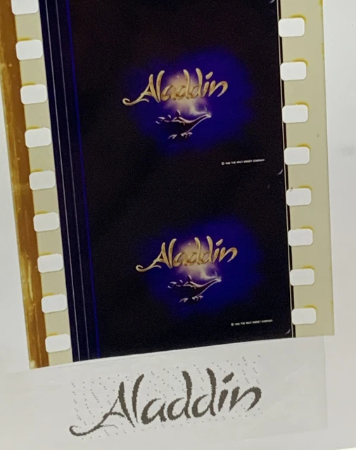 DISNEY ANIMATION AUTHENTIC Film 5-Cell Strip ALADDIN Title Frames £5.33 ...