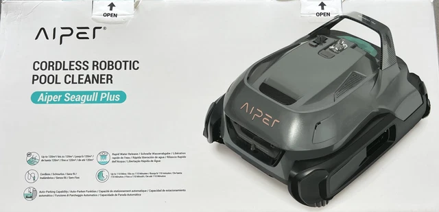 AIPER SEAGULL PLUS Cordless Robotic POOL Cleaner Kabelloser Roboter ...