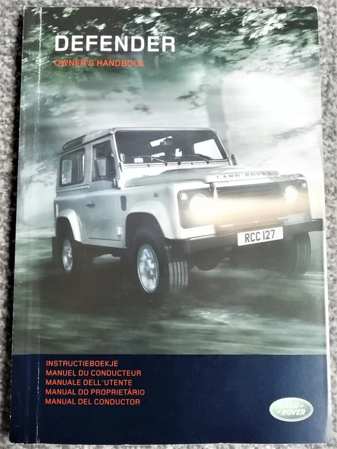 LAND ROVER DEFENDER 90/110/130 (2007-2011) Handbook Owners Manual Dated ...