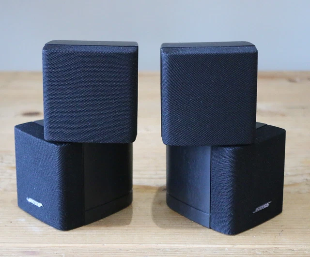 2 X BOSE Double Cube Lifestyle Acoustimass Speakers Compact 2-Way ...