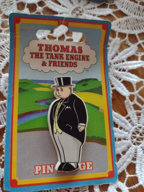 FAT CONTROLLER - Thomas The Tank Engine & Friends - 1995 - PIN BADGE £ ...