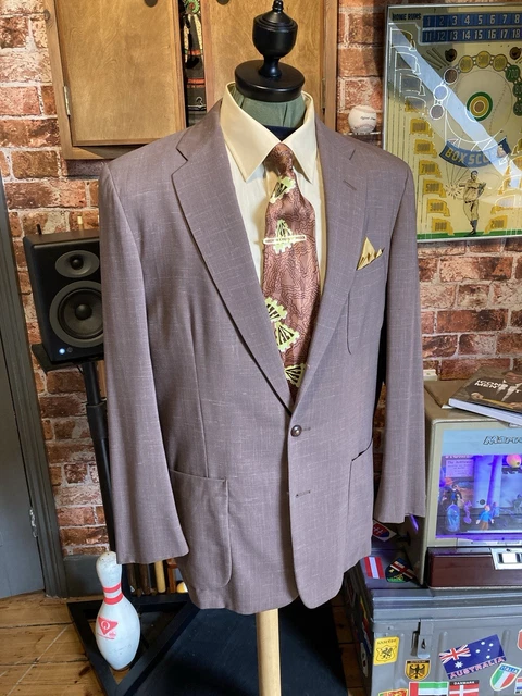 MENS ORIGINAL VINTAGE 1955 Box Jacket. Atomic Fleck. Rockabilly £68.32 ...