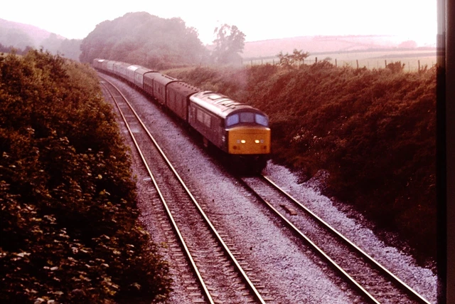 C1970S 1980S BRITISH Rail BR Diesel Electric Loco Railway Slide Ref 886 ...