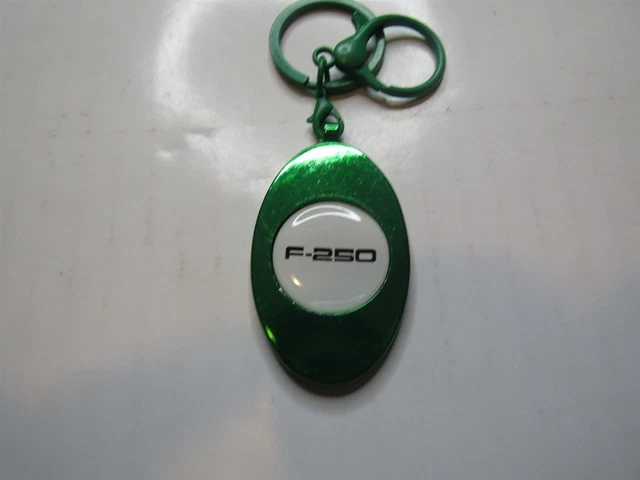 FORD F-250 F250 Pickup Truck Fender Emblem Logo Keychain Keyring Green ...