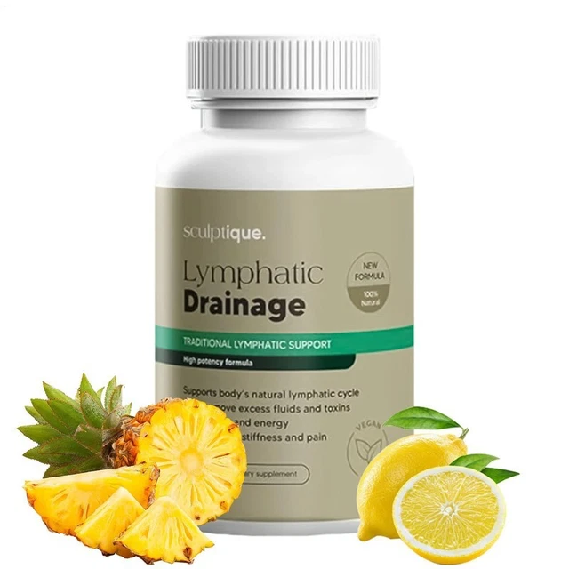 SCULPTIQUE LYMPHATIC DRAINAGE Capsules, Vegan & Non-GMO, 60 Capsules ...