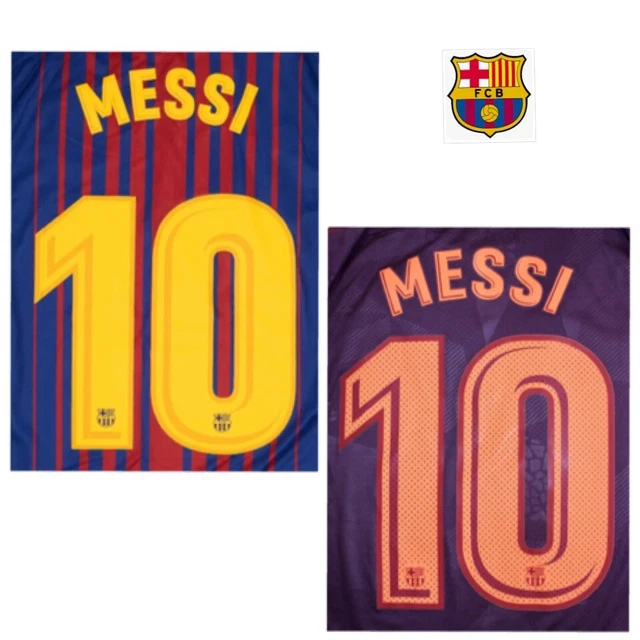 BARCELONA MESSI #10 name and number 2017/18 Home or Away CHOOSE ONE £10 ...