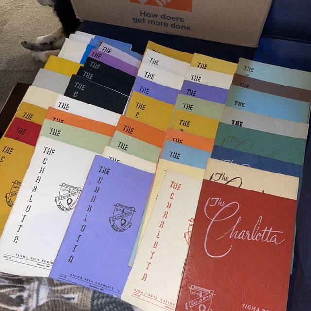 THE CHARLOTTA SIGMA Beta Sorority Pamplets 1940s 50s 60s 70s 80s $199. ...