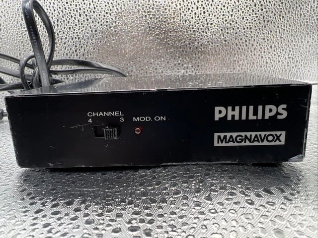 VINTAGE GAMING RF Modulator - Philips Magnavox PM61138 AV TV Switch Box ...