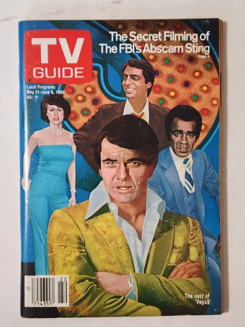 TV GUIDE MAGAZINE May 31 1980 Cast Of Vegas Painted Cover Eastern N.e ...
