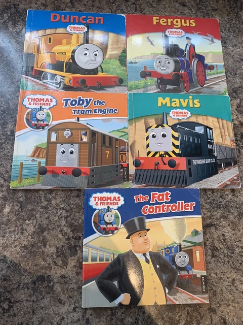 THOMAS THE TANK engine books X5 Including Fergus Toby and Controller £5 ...