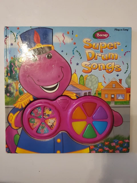 BARNEY SUPER DRUM Songs Play A Song book avec sons plus 15 chansons ...