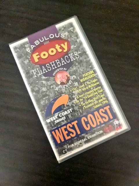 FABULOUS FOOTY FLASHBACKS West Coast Eagles Video Vhs Not Dvd Afl Vfl ...