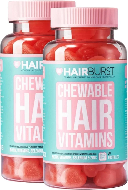 HAIR BURST BIOTIN Gummies for Hair Growth — Hair Skin & Nails Vitamin ...