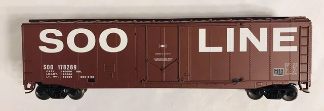 WALTHERS TRAINLINE SOO LINE Freight Train BOX Car HO Scale - in open ...