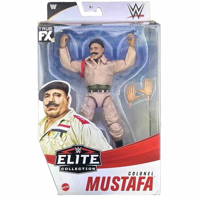 MATTEL WWE COLONEL Mustafa Iron Sheik Elite Wrestling Action Figure WWF ...