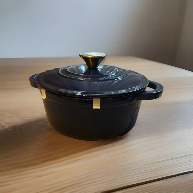 KIRKTON HOUSE 20CM cast iron casserole pot dish with lid £34.00 ...