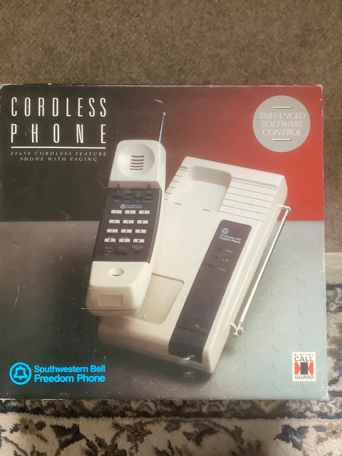 SOUTHWESTERN BELL CORDLESS Freedom Phone Ff650 Boxed All Accessories ...
