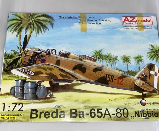 1/72 BREDA Ba-65A-08 AZ aircraft model kit £11.84 - PicClick UK