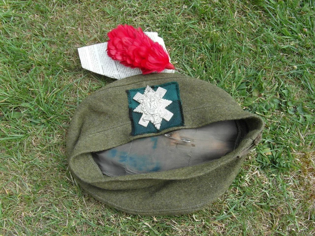 ORIGINAL BRITISH ARMY Black Watch Royal Highlanders Tam O Shanter Cap £ ...