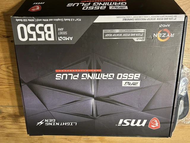 MSI MPG B550 GAMING PLUS, AM4, AMD (7C56-003R) Motherboard £80.00 ...