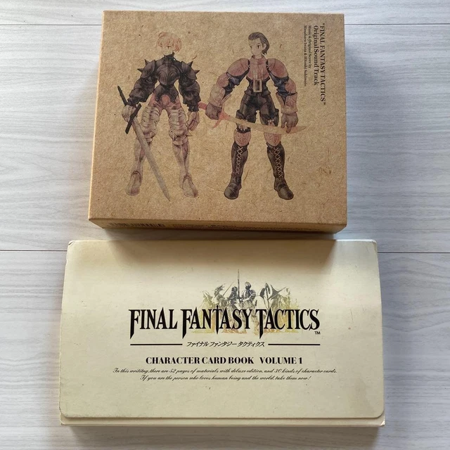 FINAL FANTASY TACTICS Soundtrack Character Job Card Book EUR 130,39 ...