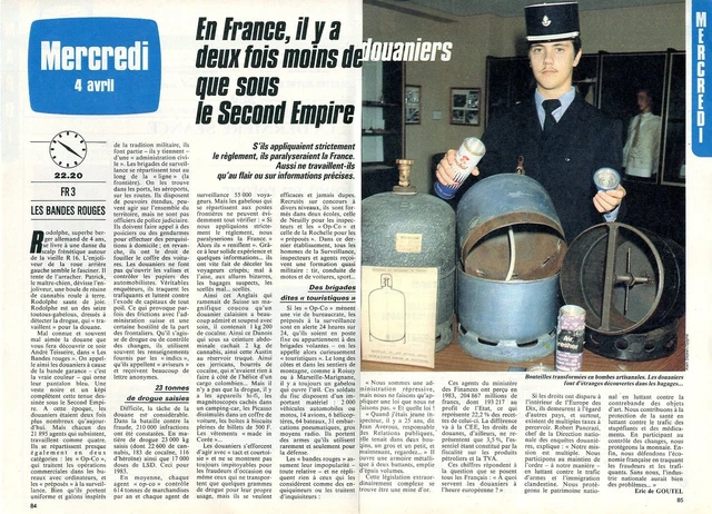COUPURE DE PRESSE Clipping 1984 Les Douanes et les Douaniers (2 pages) EUR 5,00 - PicClick FR