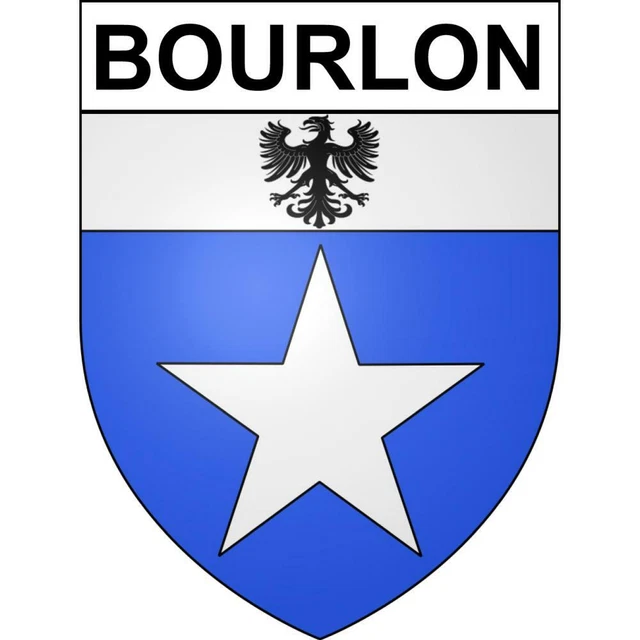 BOURLON 62 VILLE sticker blason écusson autocollant adhésif EUR 6,99 - PicClick FR