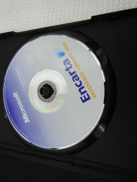 MICROSOFT ENCARTA REFERENCE Library 2003 CD Encyclopedia Standard EUR ...