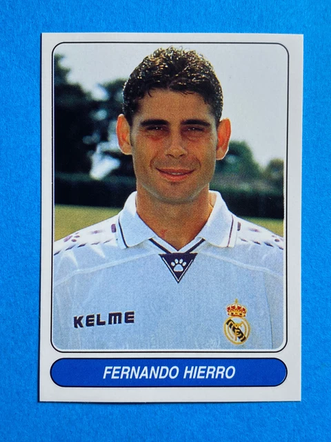 PANINI EUROPEAN FOOTBALL Stars 97 n. 35 Fernando Hierro (Real Madrid ...