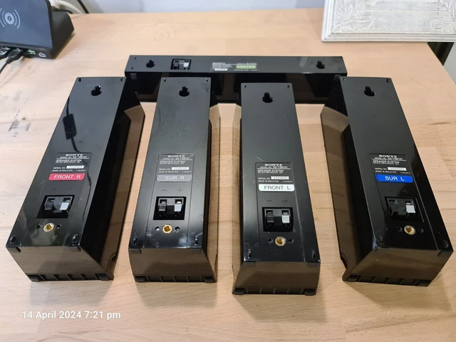 5X SONY SURROUND Sound Speaker System Set SS-CTB101 & SS-TSB101 ...