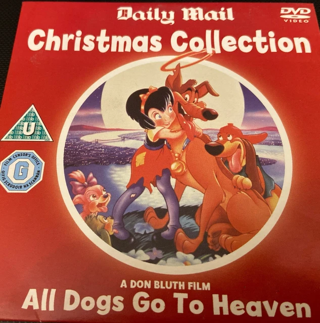 ALL DOGS GO TO HEAVEN DVD, Animated Movie, DAILY MAIL CHRISTMAS ...