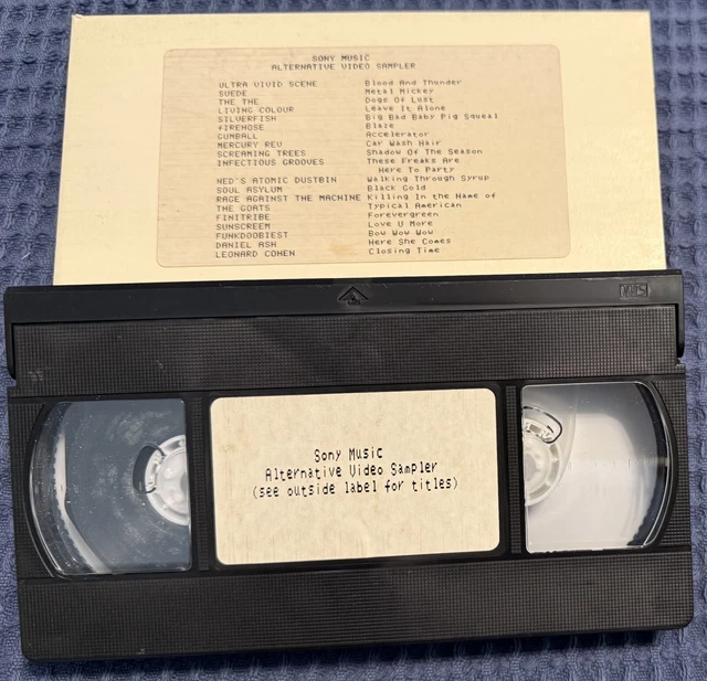 SONY ALTERNATIVE VIDEO Sampler/1993 Vhs Promo Music Videos/The The-Dogs ...