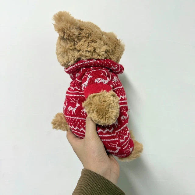 JELLYCAT BARTHOLOMEW BEAR Plush Winter Pyjamas with Dust Bag Soft Toy ...