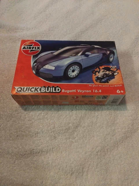 AIRFIX QUICKBUILD J6008 Bugatti Veyron 16.4 Kit Never Opened £5.45 - PicClick UK
