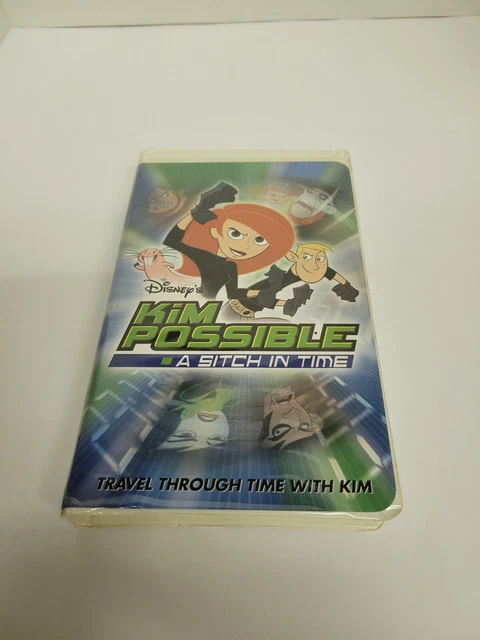 DISNEY - KIM POSSIBLE - A Stitch In Time - 2004 - VHS - VHTF - Cartoon ...